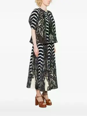 Ulla Johnson Paisley-print Pleated Top