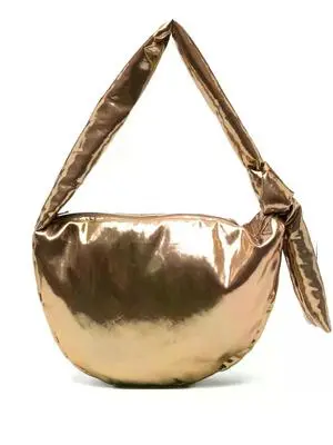 ALYSI Metallic-effect Knot Shoulder Bag