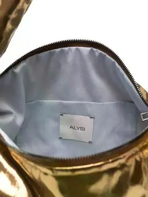 ALYSI Metallic-effect Knot Shoulder Bag