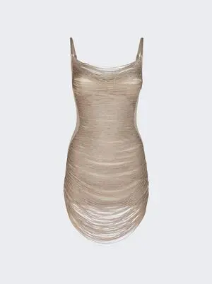 Attico Mini Dress - Silver