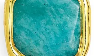 KARINE SULTAN Amazonite Drop Earrings