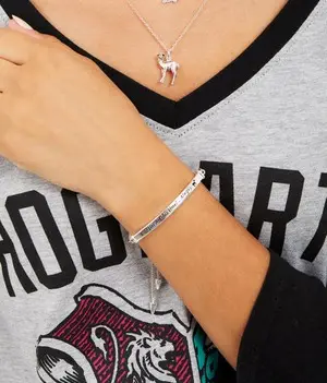 HARRY POTTER Snape's Plated Love Always Bar Lariat Bracelet