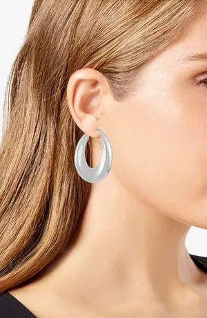 Vince Camuto Bold Oval Hoop Earrings