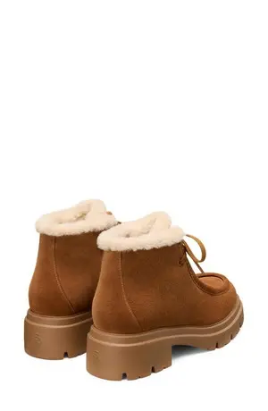 STUART WEITZMAN Hudson Genuine Shearling Lined Chukka Boot - Doe/vanilla