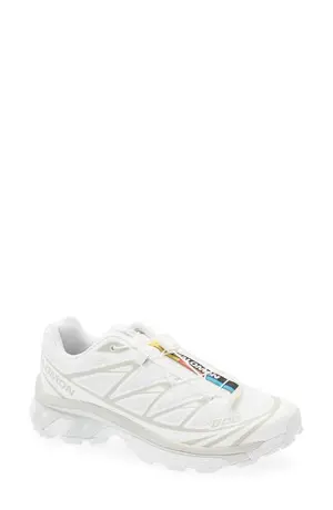 SALOMON Gender Inclusive Xt-6 Sneaker - White/