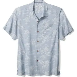 Tommy Bahama Coastal Ease Islandzone® Camp Shirt - Stellar Sapphire