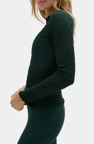 HALFDAYS Ynes Texture Top - Alpine