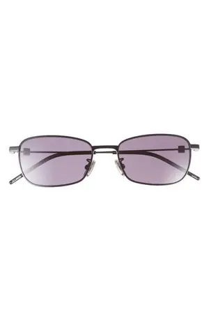 Givenchy Gv Speed Square Sunglasses - Shiny Black /smoke