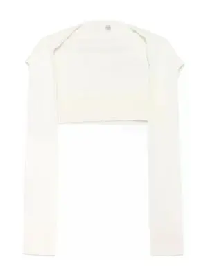 TOTEME Sleeve Scarf - White