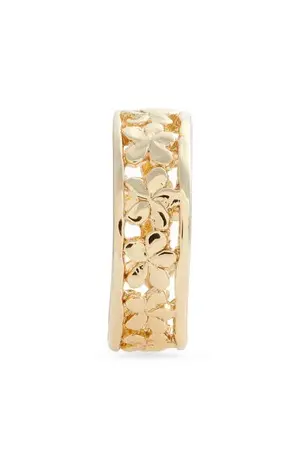 KIARA BY KI-ELE Melia Plumeria Band Ring