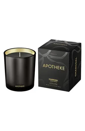 APOTHEKE Charcoal Classic Scented Candle - Black
