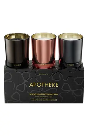 APOTHEKE Bestsellers Petite Scented Candle Trio