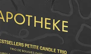 APOTHEKE Bestsellers Petite Scented Candle Trio