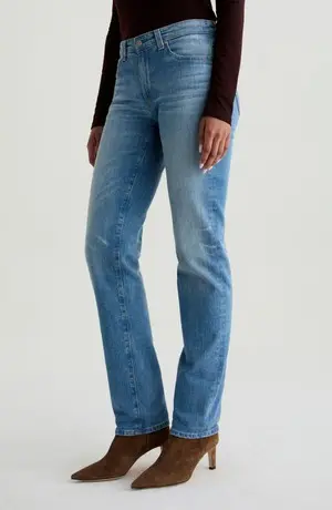Ag Sandra Low Rise Straight Leg Jeans
