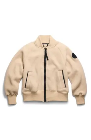 Canada Goose Sierra High Pile Fleece Bomber - Light Tan