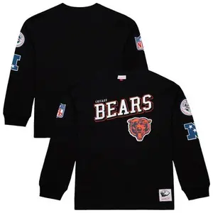 Mitchell & Ness Chicago Bears Training Camp Vintage Logos Long Sleeve T-shirt