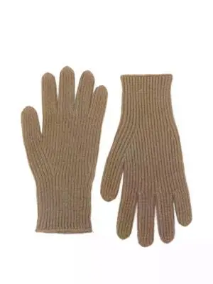 TOTEME Ribbed Cashmere Gloves - Neutrals