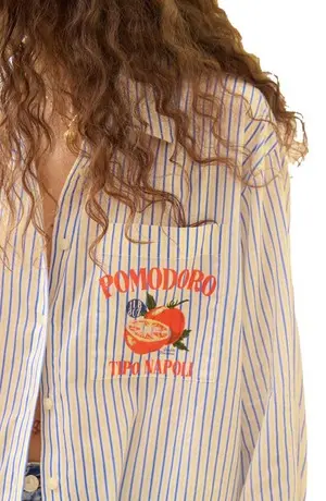 NEXT Pomodoro Printed Relaxed Fit Shirt