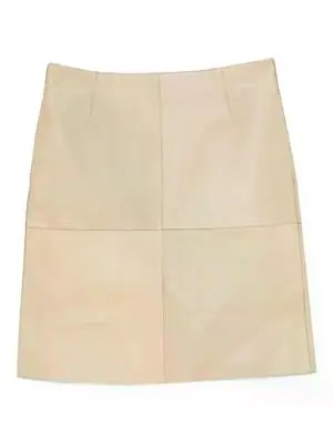 TOTEME Paneled Leather Skirt