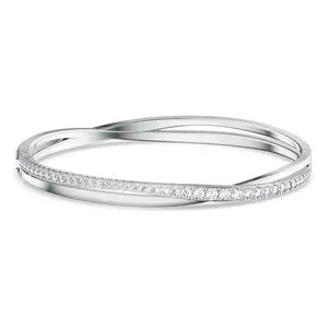 SWAROVSKI Hyperbola Bangle - White