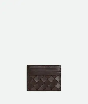 Bottega Veneta Intrecciato Credit Card Case - Fondant