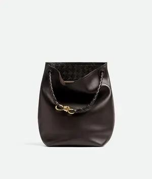 Bottega Veneta Andiamo Bucket Bag - Fondant