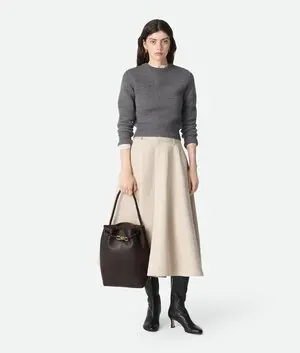 Bottega Veneta Andiamo Bucket Bag - Fondant