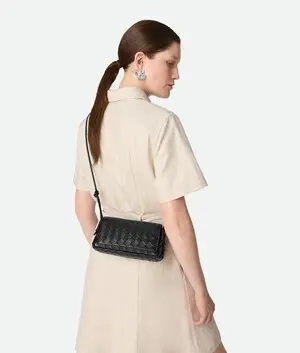 Bottega Veneta Intrecciato Nappa Leather Pouch - Black
