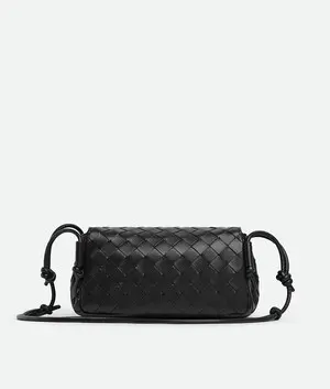 Bottega Veneta Intrecciato Nappa Leather Pouch - Black