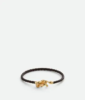 BOTTEGA  VENETA Leather Knot Bracelet - Fondant