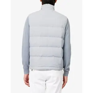 Eleventy High-neck Shell-down Puffer Gilet