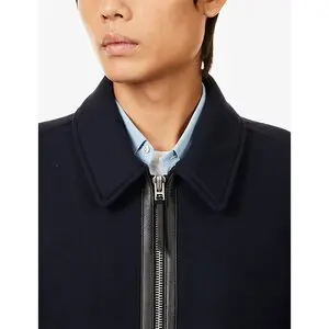 TOM FORD Pointed-collar Twill Wool Jacket