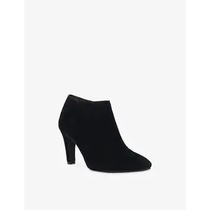 DUNE Omairah Suede Heeled Ankle Boots