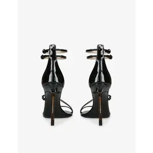 TOM FORD Double-ankle Strap Patent Leather Heeled Sandals