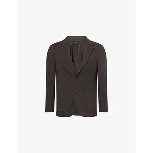 Sunspel Textured Wool Blend Blazer