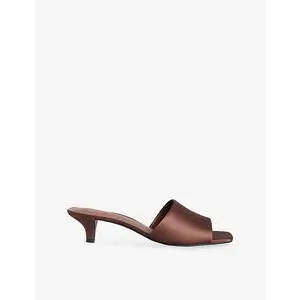 Whistles Satin Heeled Mules