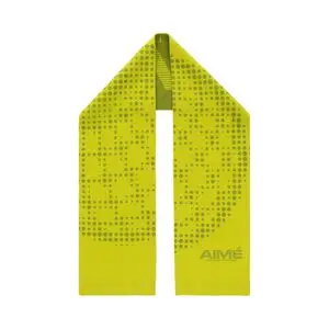 Aimé Leon Dore X New Balance Geo Print Wool Scarf 'lime - Green