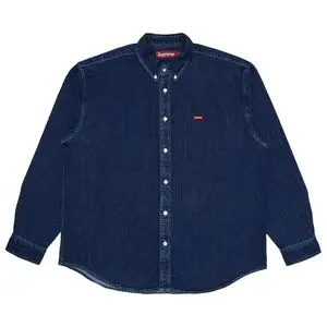 Supreme Small Box Denim Shirt - Blue