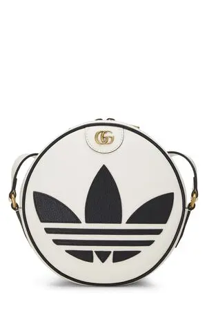 Gucci Adidas X Leather Ophidia Round Cross Body - White
