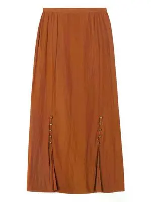 Lanvin Button Detailed Skirts
