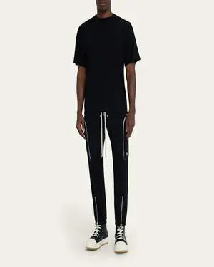 Rick Owens Zipped Wool Drawstring Pants