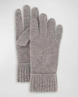 Gorski Cashmere Gloves - Gray