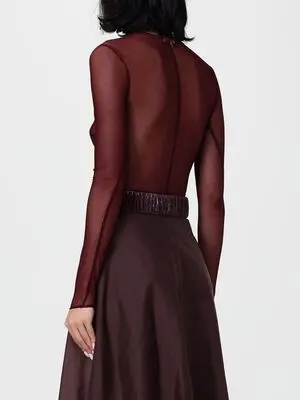 Elisabetta Franchi Top - Burgundy