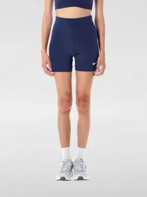 Nike Logo Detail Bike Shorts - Blue