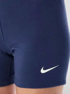 Nike Logo Detail Bike Shorts - Blue