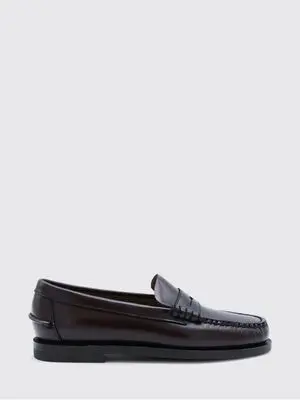 SEBAGO Sebago Classic Dan Brushed Leather Loafers Burnt