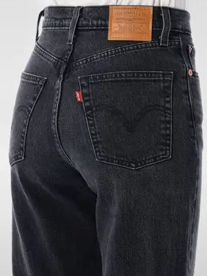 LEVI'S High Rise Wide Leg Jeans - Denim