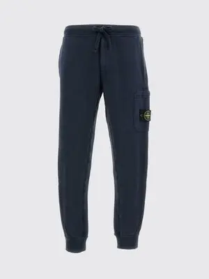 Stone Island Tapered Drawstring Joggers - Blue