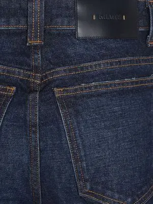 Khaite Dane High-waisted Wide-leg Jeans - Denim