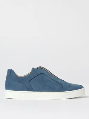 Manolo Blahnik Suede Sneakers - Navy